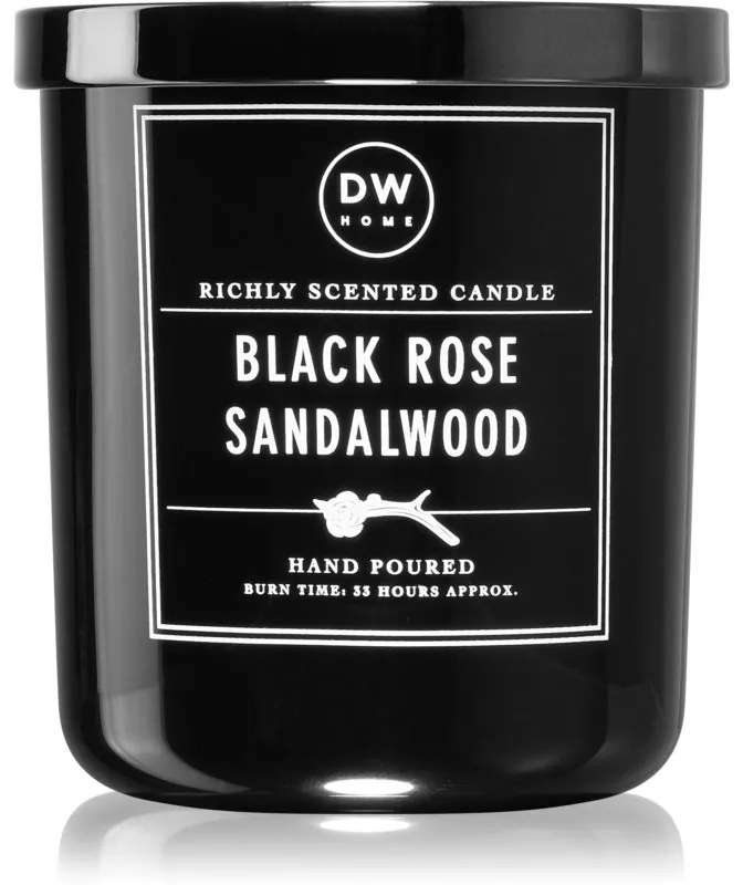 DW Home Signature Black Rose Sandalwood vonná svíčka 264 g