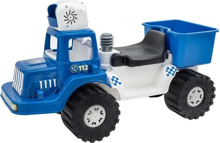Dětské policejní odrážedlo s bublifukem BAYO 70 cm