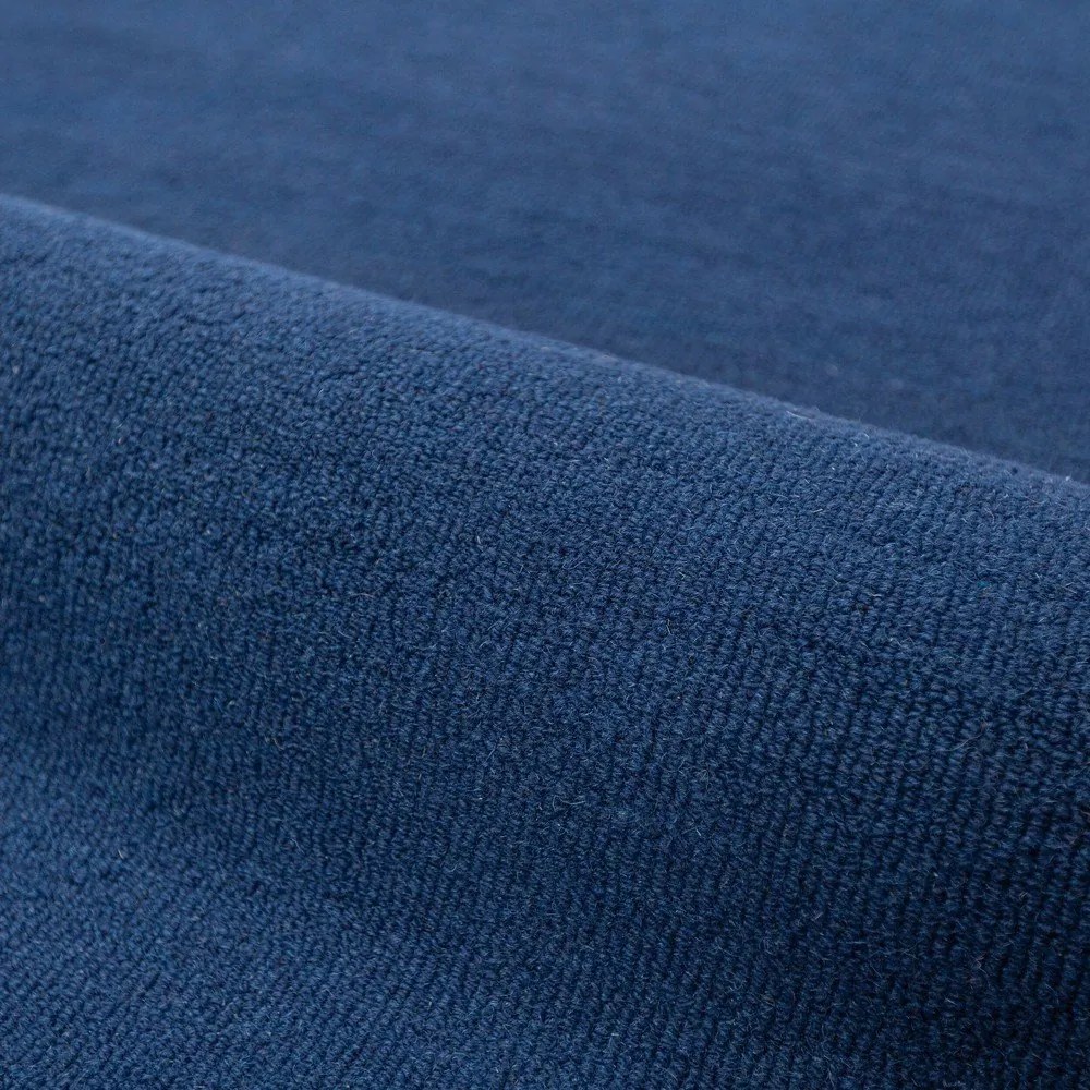 Tmavě modrý ručně tkaný koberec s příměsí vlny 200x290 cm Rivo Wool – Flair Rugs