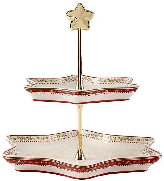 Villeroy & Boch Winter Bakery Delight etažér, cesmína, 34 cm  14-8612-7882