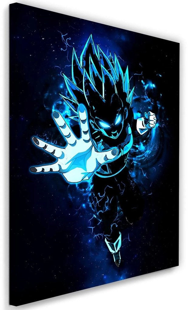 Gario Obraz na plátně Dragon Ball Vegeta modrá - SyanArt Rozměry: 80 x 120 cm