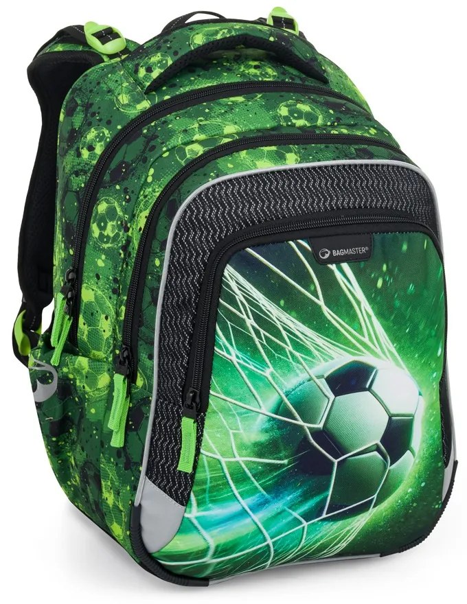 Bagmaster LUMI 25 B školní batoh – fotbal