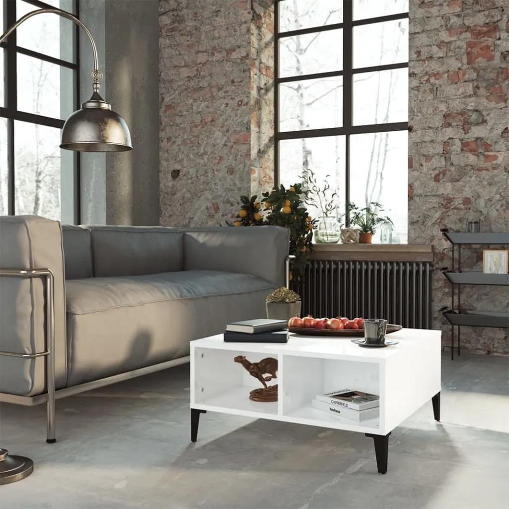 vidaXL Konferenční stolek 60 x 60 x 30 cm dřevotříska [805990] Barva: Betonová šedá