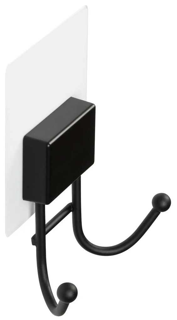 Dvojitý samolepicí háček Compactor Bestlock Black Magic systém bez vrtání, nosnost až 3kg
