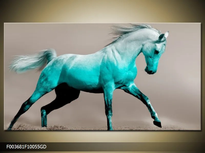 Obraz tyrkysového koně  (), 40 dalších rozměrů