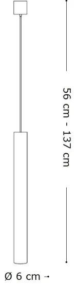 Ideal Lux - LED Lustr na lanku 1xGU10/7W/230V CRI 90
