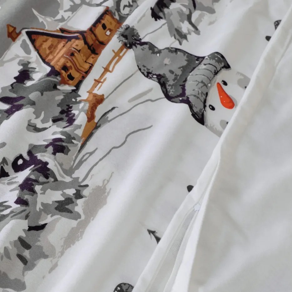 Florella Flanelové povlečení Tassin Grau Rozměr: 70x90 + 140x200 cm