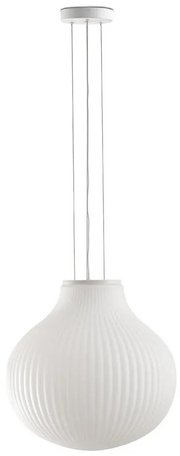 FARO 28301 - Lustr na lanku ISABELLE 1xE27/15W/230V pr. 40 cm bílá