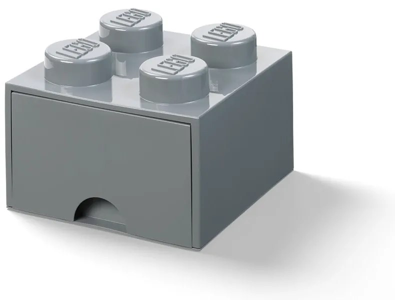 Dětský tmavě šedý úložný box se zásuvkou LEGO® Biano.cz
