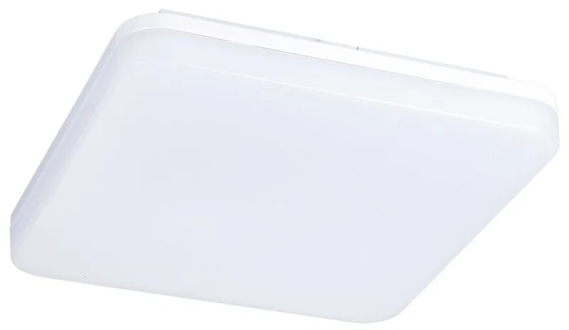 SOLIGHT LED venkovní přisazené svítidlo 24W/230V/1920Lm/4000K/120°/IP54, 28cm x 28cm, bílé