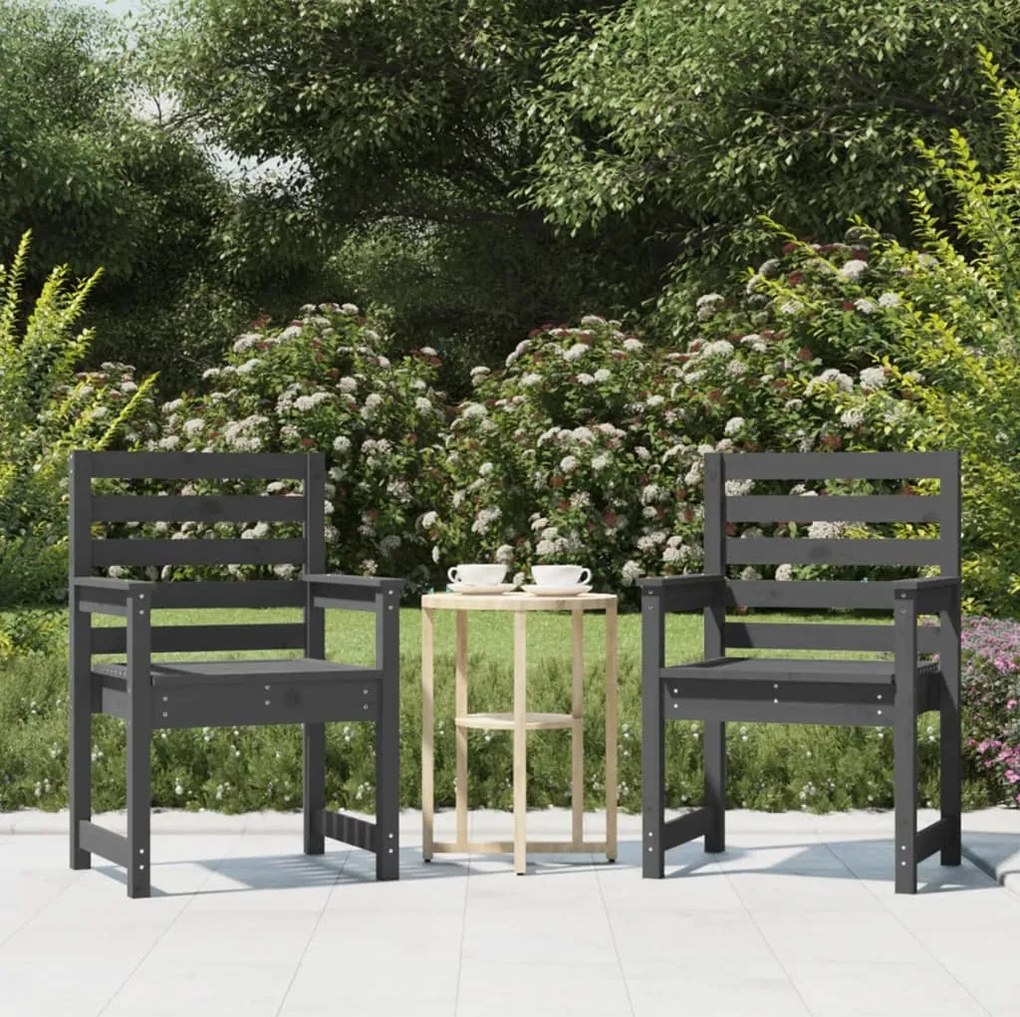 vidaXL Zahradní židle 2 ks 60 x 48 x 91 cm masivní dřevo douglasky [824058] Barva: Medově hnědá borovice