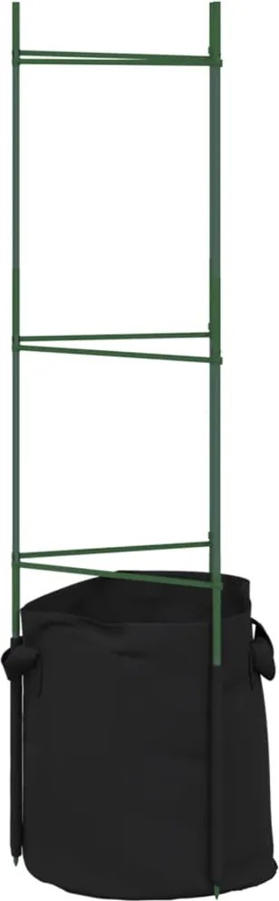 Podpěrné klece pro rajčata s pytlem 6 ks 116 cm ocel a PP 3281488
