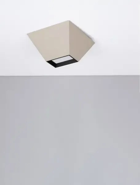 LED béžová moderní stropní svítilna Utopia