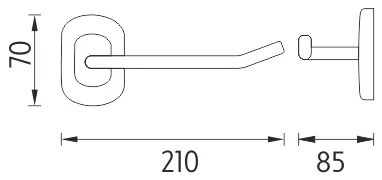 Držák na toaletní papír NIMCO LOTUS LO 5055H-26