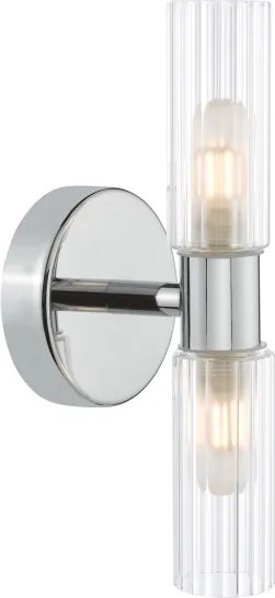 Där Lighting BOL0950 - Koupelnová nástěnná lampa BOLTON 2xG9/5W/230V IP44 chrom