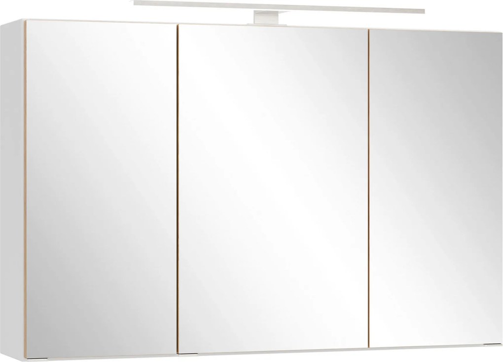 XXXLutz ZRCADLOVÁ SKŘÍŇKA, divoký dub, bílá, 100/64/20 cm Held - Online Only koupelnové skříňky - 000307021207