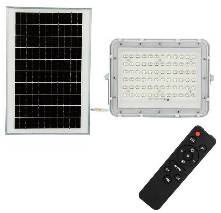 V-Tac | LED Venkovní solární reflektor LED/15W/3,2V IP65 6400K bílá + DO | VT1365