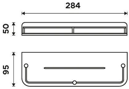 Nimco Police do koupelny, do sprchy -