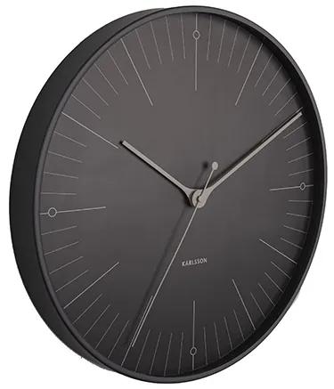 Designové nástěnné hodiny 5769BK Karlsson 40cm
