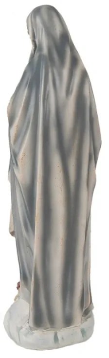 Socha panenky Marie v modrém plášti – 35 cm