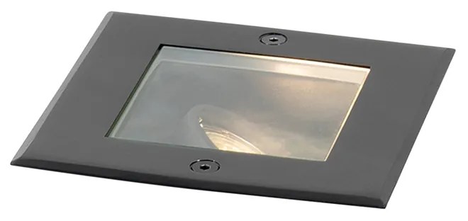 Chytré zemní bodové svítidlo černé nastavitelné IP65 včetně Wifi GU10 50mm - Oneon