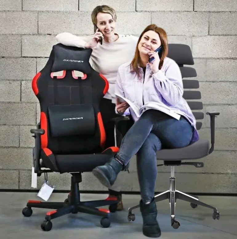 MERCURY Ergonomická kancelářská židle LOMAX - šedá látka / nosnost 150 kg