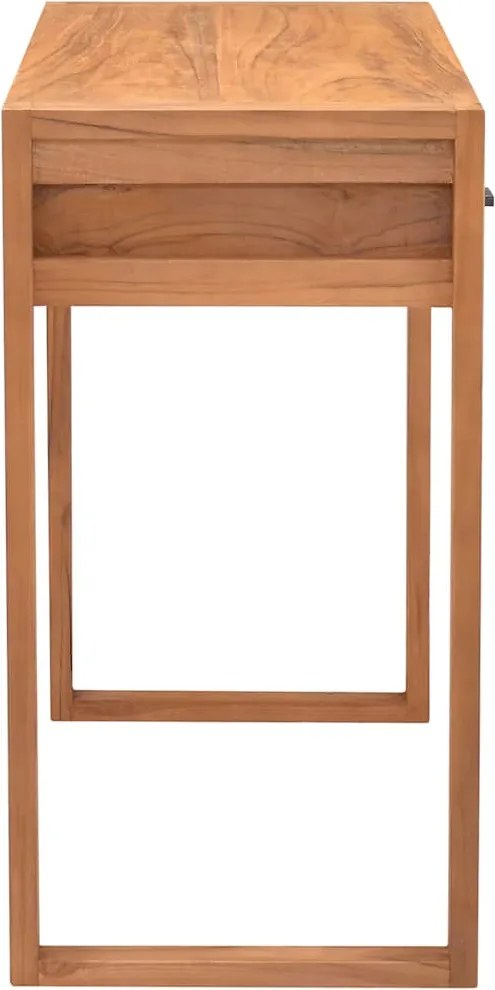 Psací stůl se 2 zásuvkami 100 x 40 x 75 cm teakové dřevo 325270