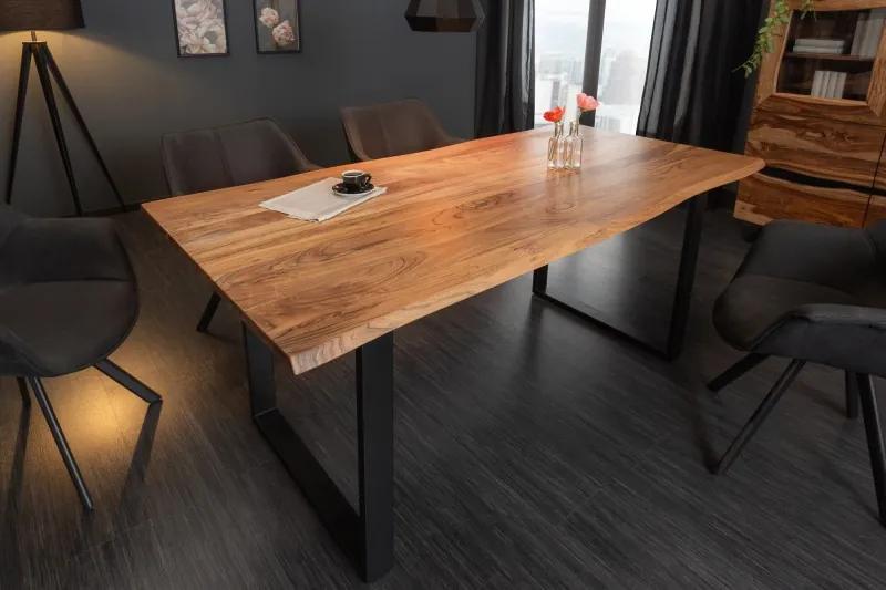 Noble Home Přírodní dřevěný jídelní stůl Mammut 180 cm