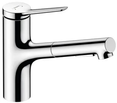 Hansgrohe Zesis dřezová baterie s vytahovací sprškou, 2 proudy chrom 74803000