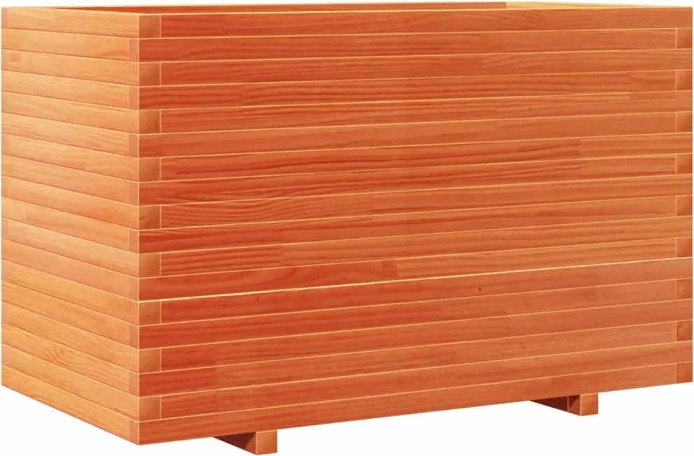 Zahradní truhlík voskově hnědý 110x60x72 cm masivní borovice 3282651