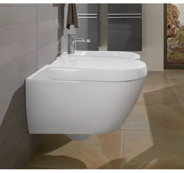 Villeroy & Boch 540000R1 - Závěsný bidet SUBWAY 2.0 37x56,5 cm keramika/bílá