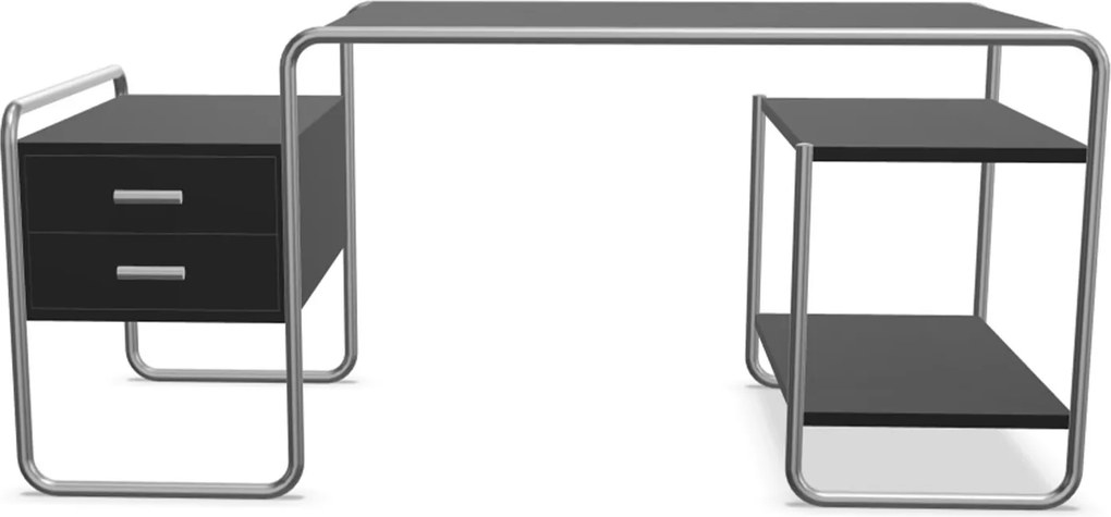 Thonet designové pracovní stoly S 285 Reversed (2 Shelves, 1 Small Corpus)