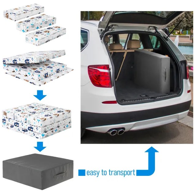 Cestovní postýlka DREAMER medvěd a liška