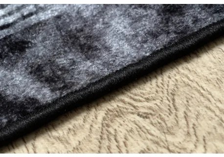 MIRO 51278.810 mycí kobereček Mramor, řecký protiskluz černý / bílá velikost 160x220 cm | krásné koberce cz