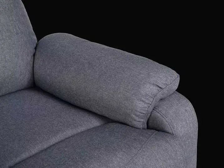 LuxuryForm DESIGN Televizní křeslo CARLOS s polohováním - šedé