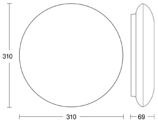Steinel 035440 - LED Venkovní svítidlo se senzorem QUATTRO LED/10W/230V IP54