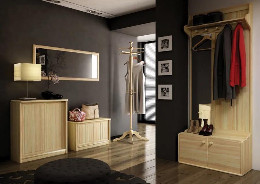 Casarredo - Komfort nábytek Masivní postel KL-118, 140x200, borovice, výběr moření | barva: moření gray
