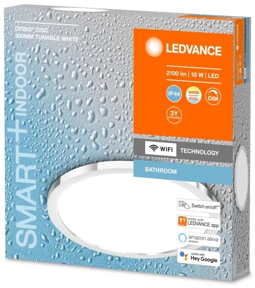 Ledvance - LED Stmívatelné koupelnové svítidlo SMART+ DISC LED/18W/230V Wi-Fi IP44