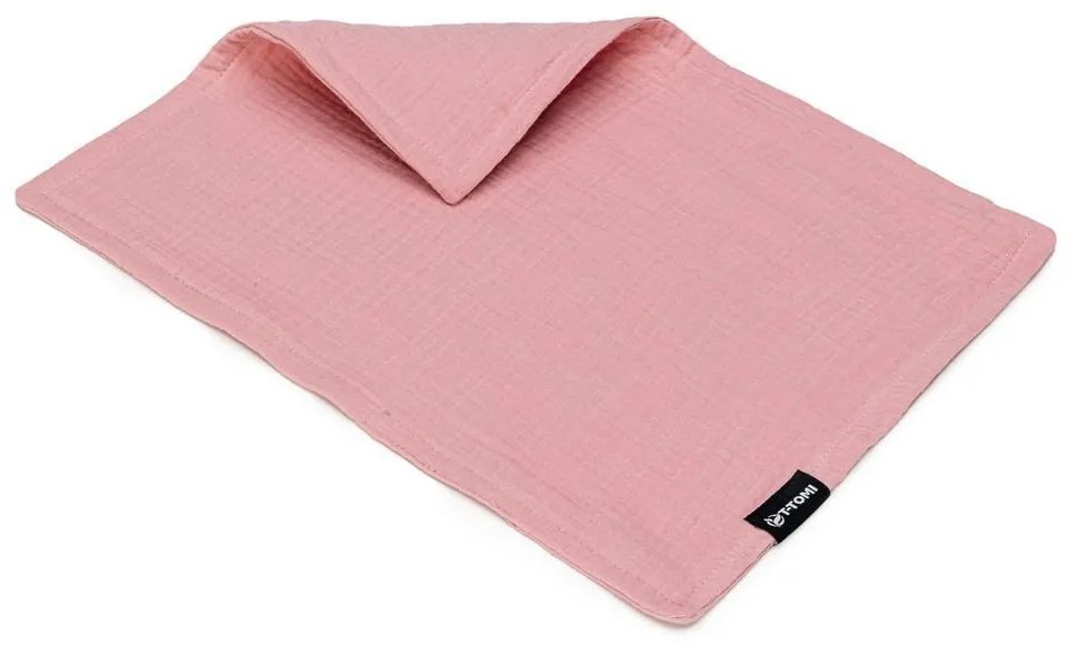 T-tomi Bio mušelínová plena pod hlavičku Pink