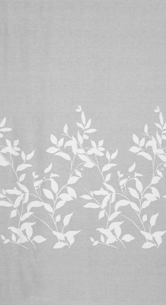 ZÁCLONA NA KROUŽCÍCH ESTELLA 140X250 CM LISTY