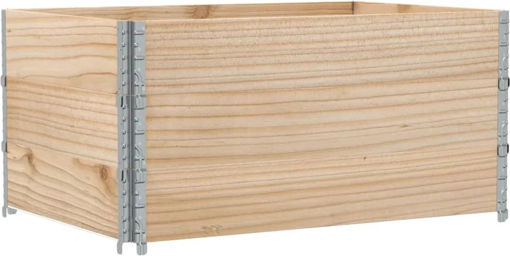 Zahradní truhlík 120 x 80 cm masivní borové dřevo 3295423