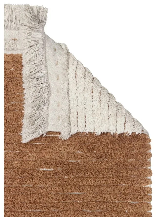Bavlněný koberec v béžovo-cihlové barvě 170x240 cm Duetto Toffee – Lorena Canals
