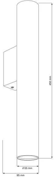 Nástěnné svítidlo LUNGOMARE 2xGU10/10W/230V zlatá