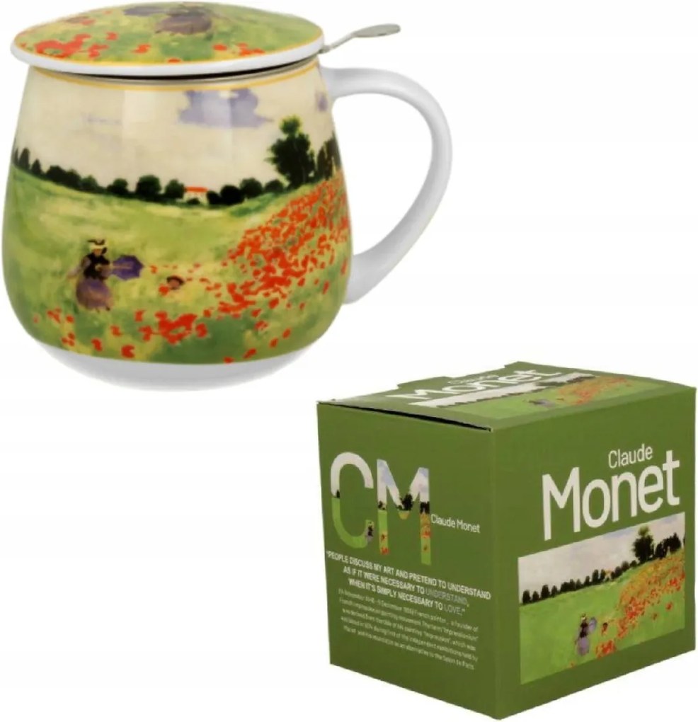 Porcelánový hrnek Monet Poppy Field 430 ml vícebarevný