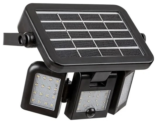 Rabalux 77020 - LED Solární reflektor se senzorem LIHULL LED/9,6W/3,7V IP44
