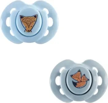 Tommee Tippee Šidítko C2N silikon Fun 2ks | 0 - 6 měsíců