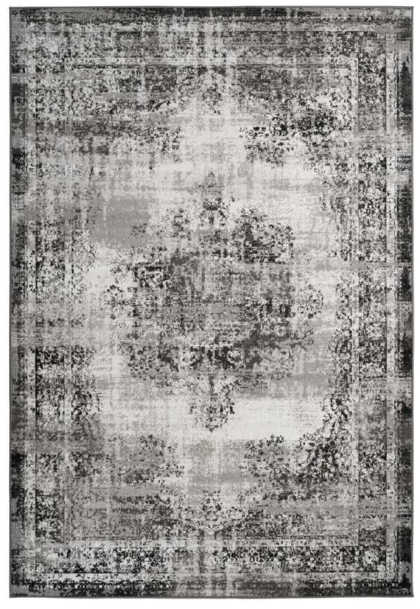 Kayoom Kusový koberec Ariya 225 Anthrazit Rozměr: 120 x 170 cm