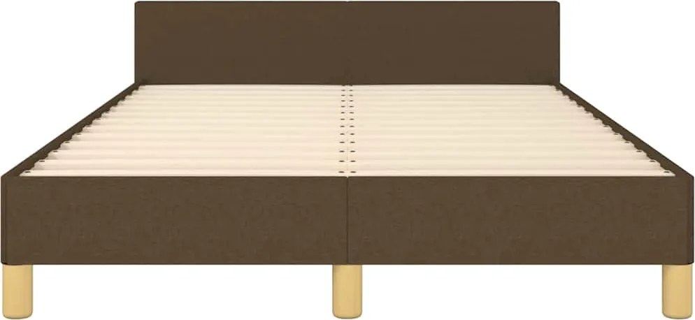 Rám postele bez matrací tmavě šedá 120x190 cm textil 3270544