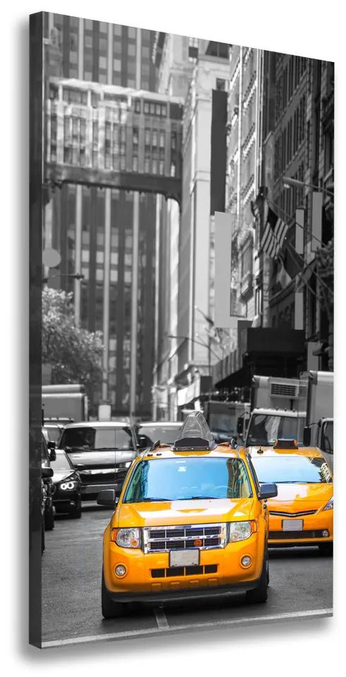 Wallmuralia Vertikální Foto obraz na plátně Taxi New York 50x100