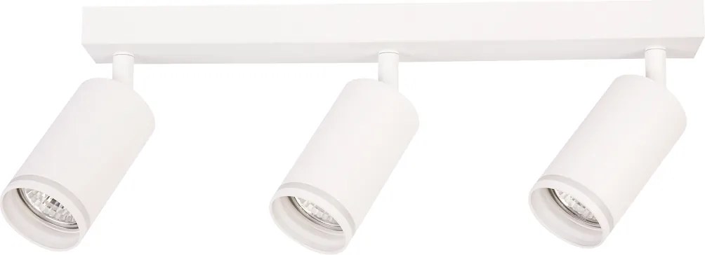 Bodové svítidlo Pipe Ring, 3x bílé kovové stínítko, w